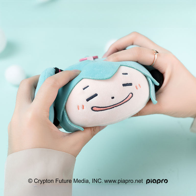 Officially Licensed Hatsune Miku Pinch Cheeks Cute Plush Charm – Miku Loft