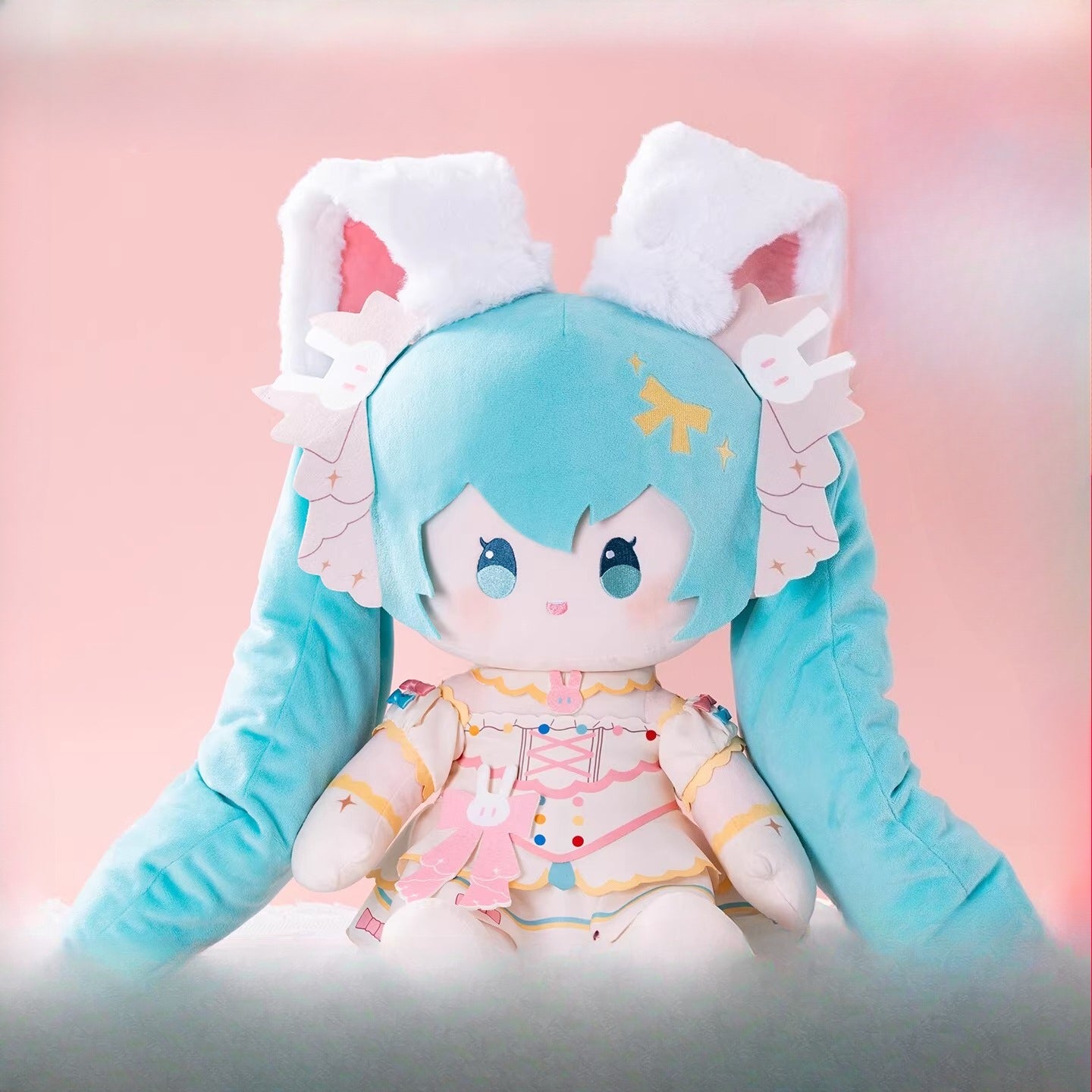 Official Moeyu Hatsune Miku Sweet Dream Miku Plush Sitting Doll ...